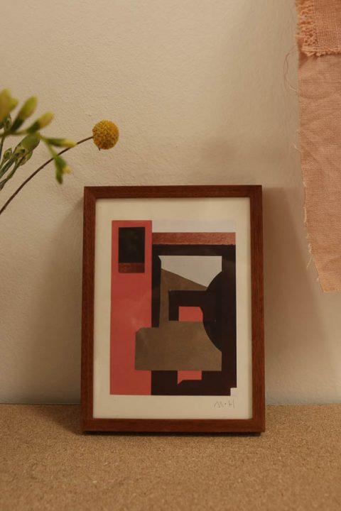 COLLAGE WINDOW VIEW 30 - FRAMED - Studio Marte